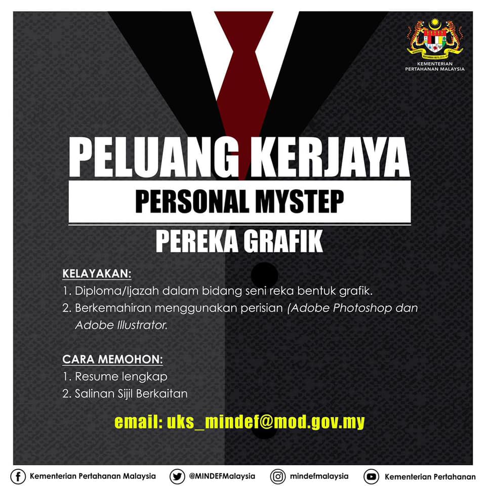 IKlan Jawatan Kementerian Pertahanan Malaysia • Portal Kerja Kosong Graduan IKlan Jawatan Kementerian Pertahanan Malaysia • Portal Kerja Kosong Graduan