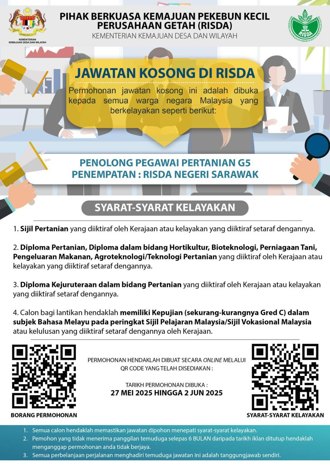 Iklan Jawatan Kosong Pihak Berkuasa Kemajuan Pekebun Kecil Perusahaan ...